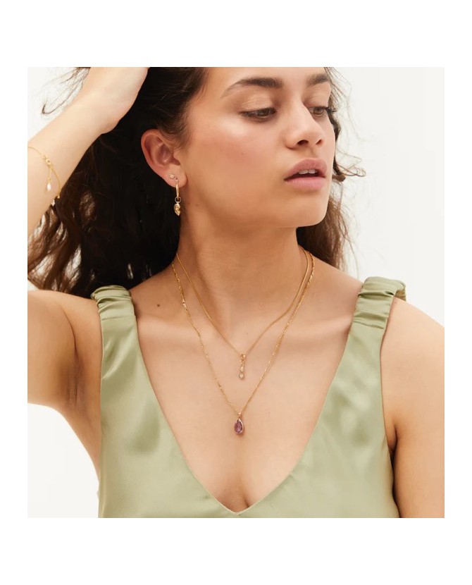 Anna Nina | Enchanting Tear Purple Amethyst Charm